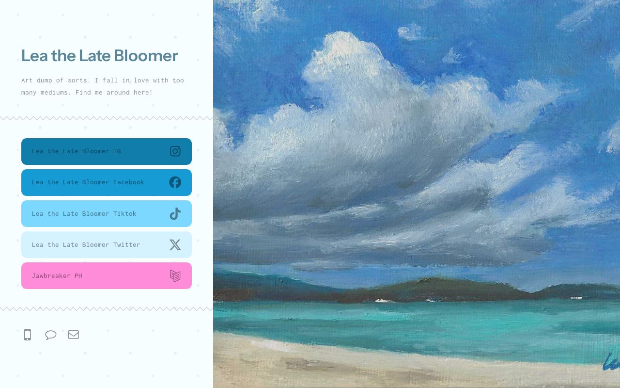 Lea the Late Bloomer Art